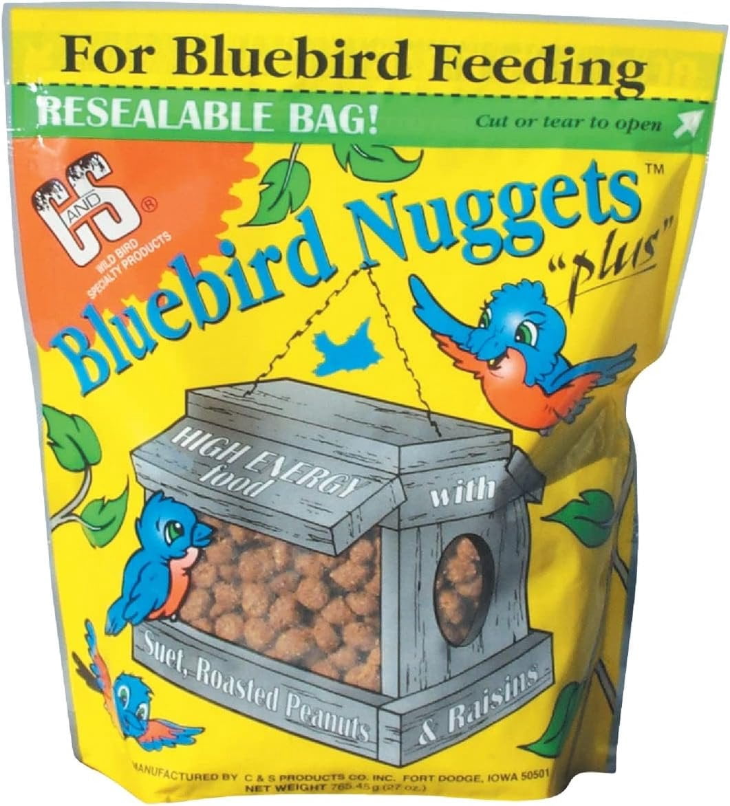 C & S Products Suet Nuggets Wild Bird Food - For Bluebirds, All Pets ...