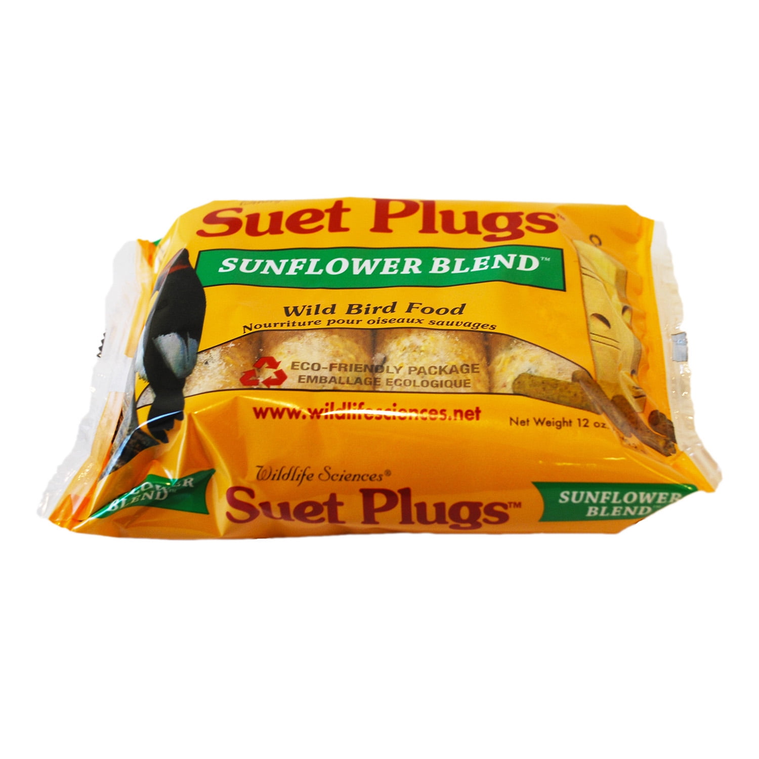 Sunflower Suet Plugs 12 oz - Walmart.com
