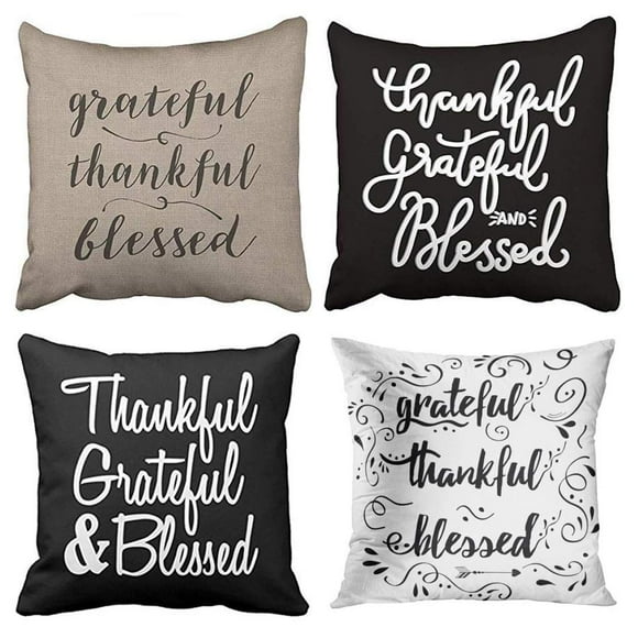 Calligraphy Thankful Grateful Blessed