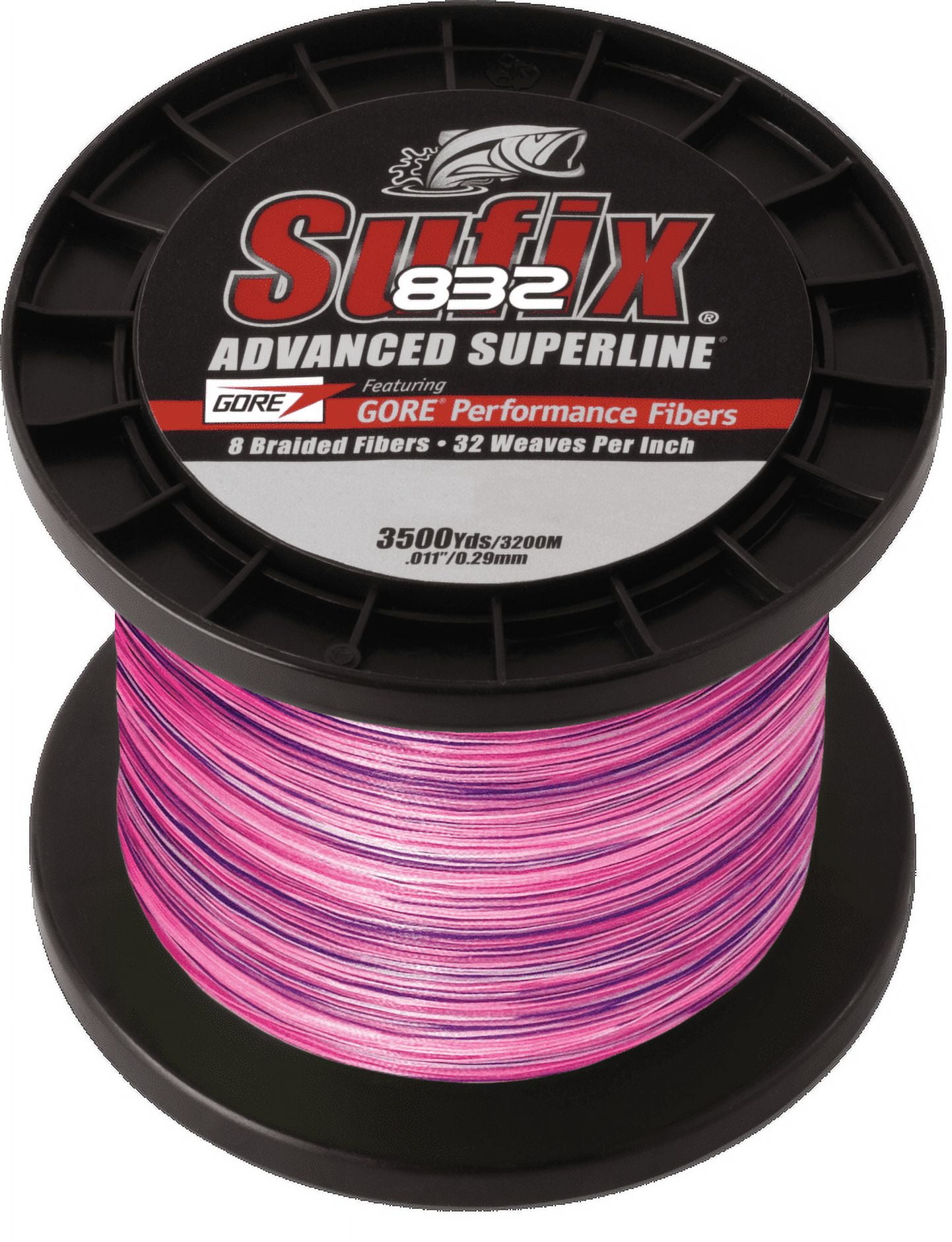 Sufix 832 Advanced Superline Braid 20 lb Sunrise Fishing Line - 3500 ...