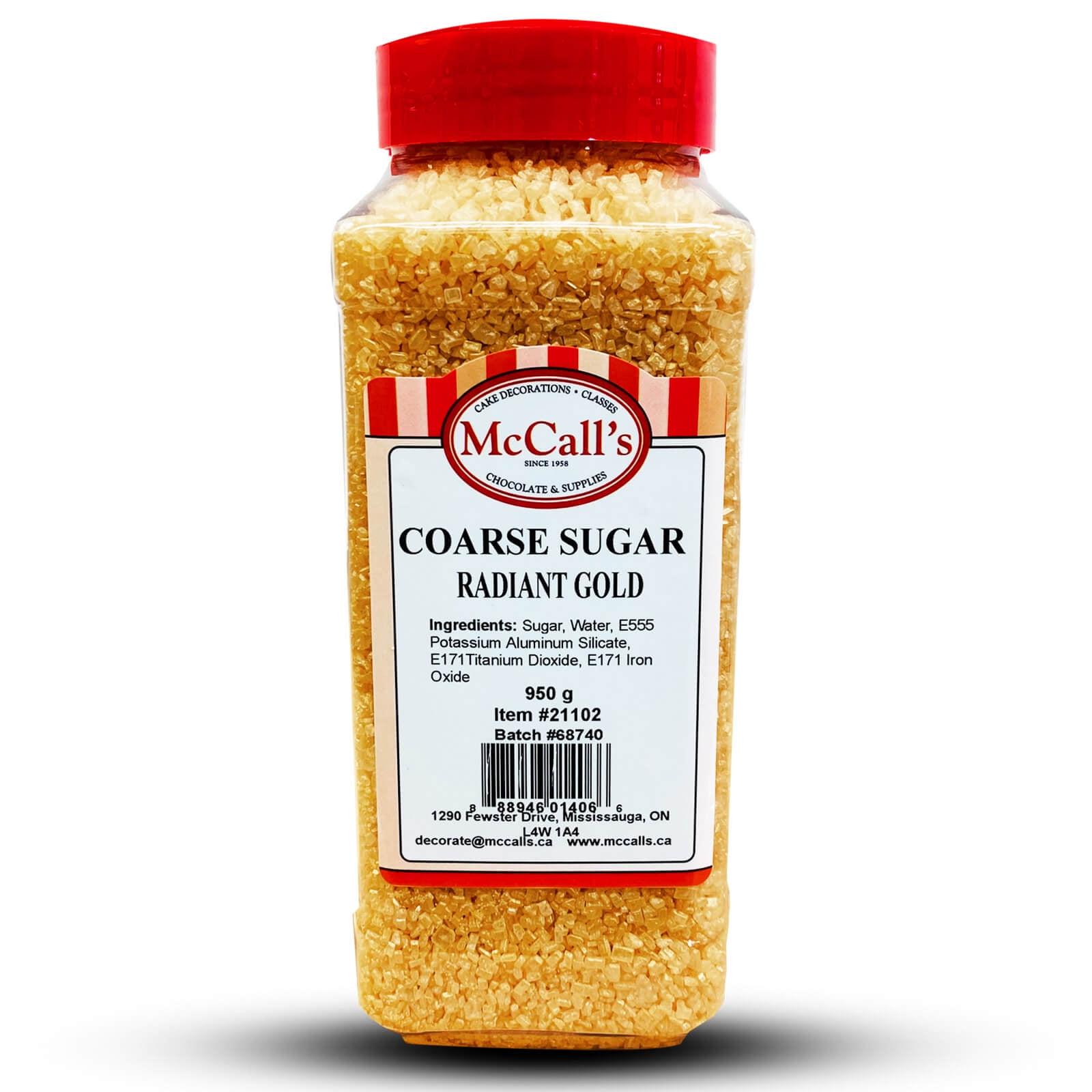 SUGAR COARSE RADIANT GOLD 950 g , 2 lbs - Walmart.com