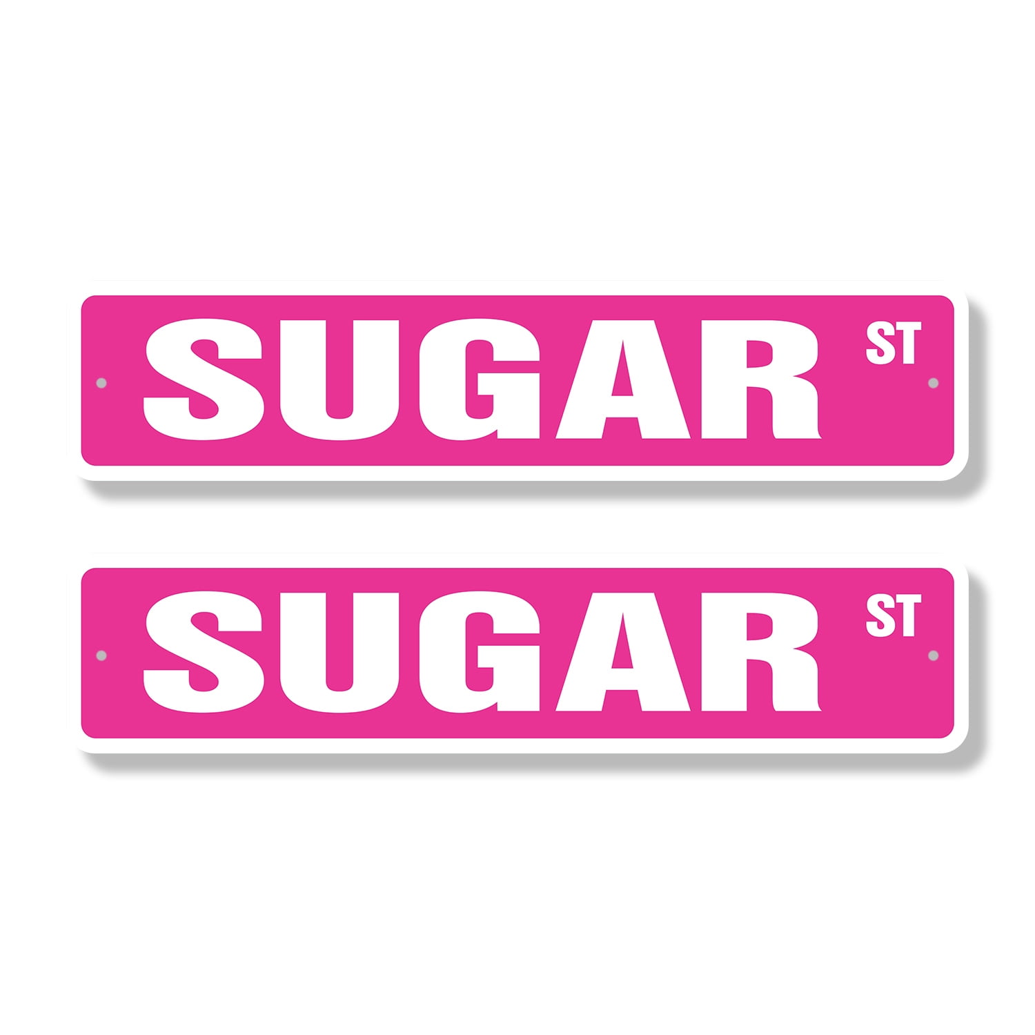SUGAR Classic Street Sign (2 Pack) sweet sugarcane candy bakery ...