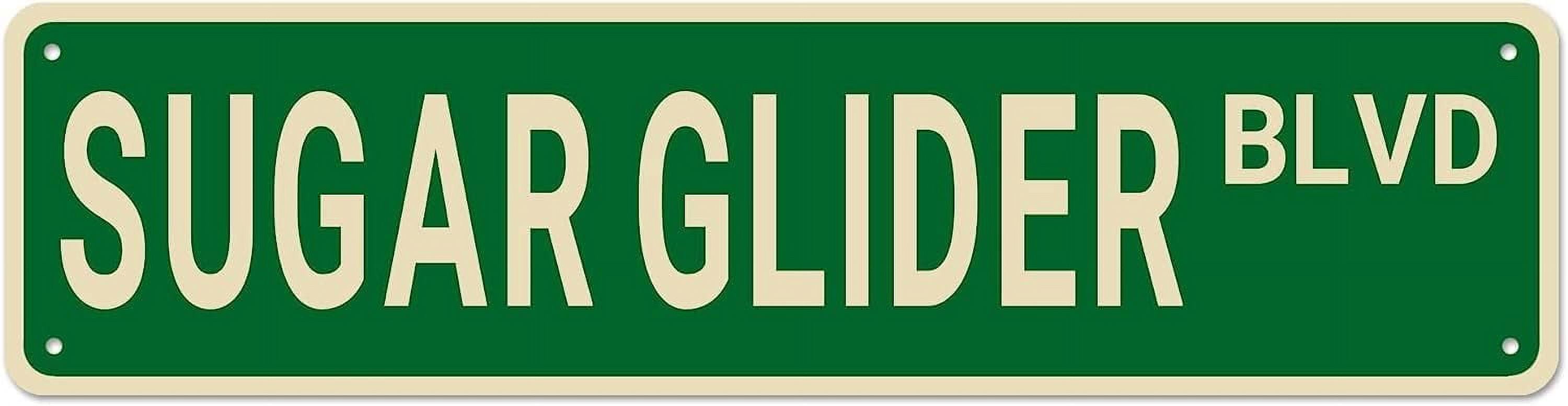 SUGAR GLIDER BLVD Vintage Signs Retro Tin Signs Art Plaque Aluminum ...