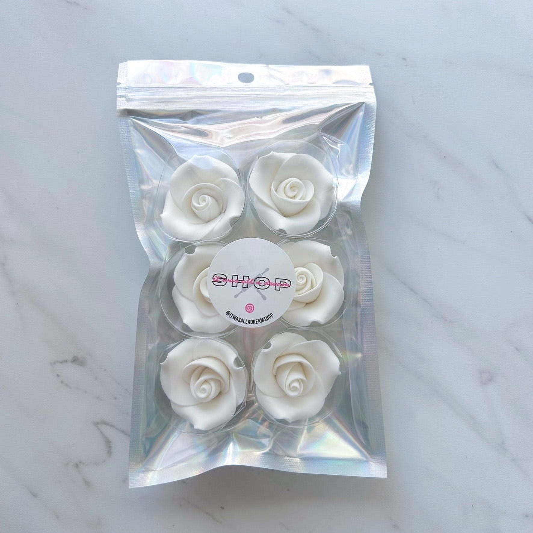 SUGAR SOFT ROSE EDIBLE DECORATIONS - Walmart.com