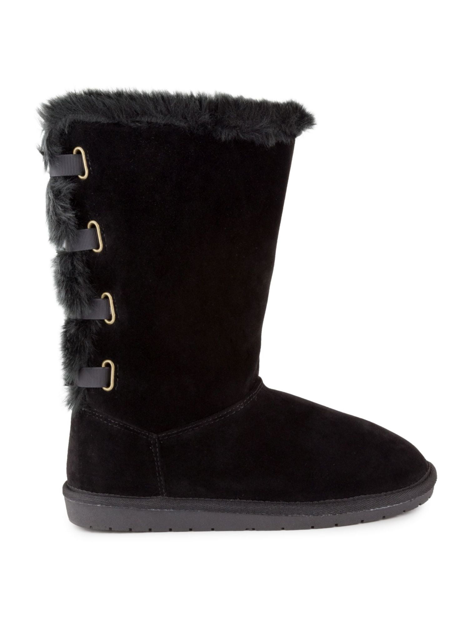 SUGAR Womens Black Round Toe Boots 8 M - Walmart.com