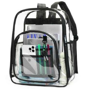 TELOLY Clear Backpack Mini Clear Backpack for Stadium Events 12x12x6 ...