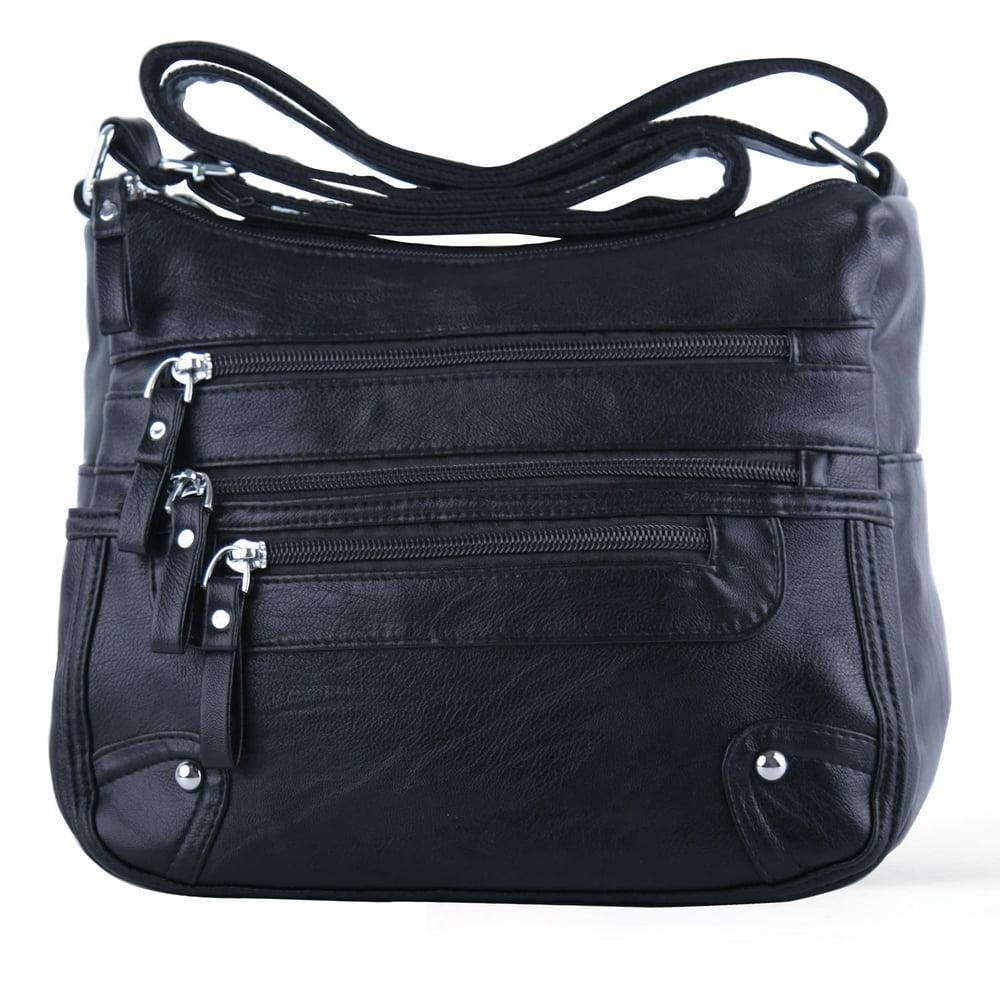 SUGARMOM 10 Pockets Crossbody Purses for Women Medium Pocketbooks ...