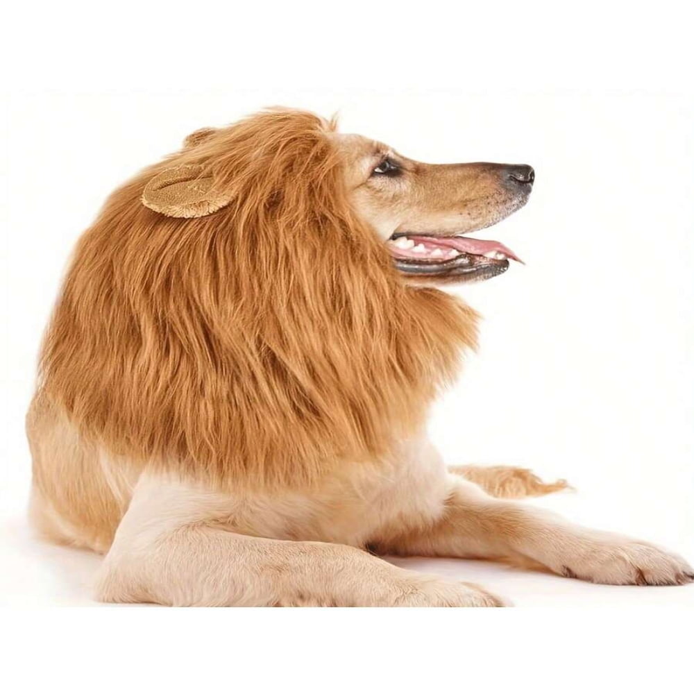 SUGARMOM 1pc Realistic & Funny Lion Mane For Dogs - Complementary Lion ...