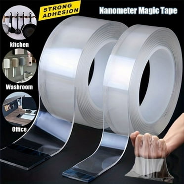 Nano Double Adhesive Strip Transparent, No Trace, Adhesive, Waterproof ...