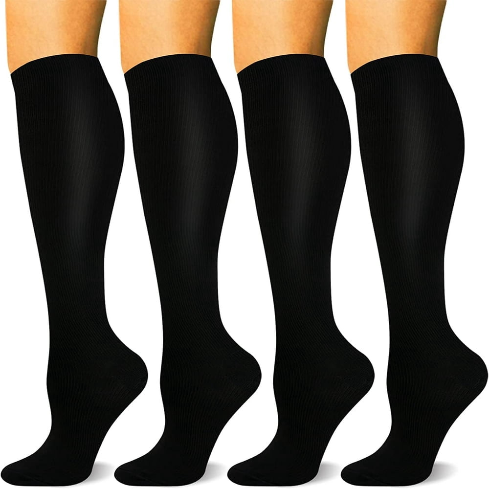 SUGARMOM 4 Pairs Compression Socks(20-30mmHg) for Women & Men - Best ...