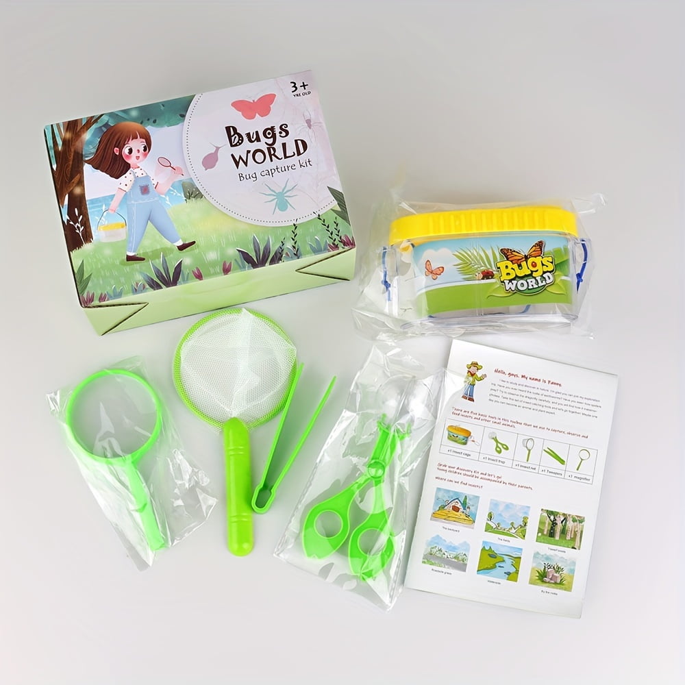 SUGARMOM 6-Piece Kids Nature Exploration Kit with Insect Catching Tools ...