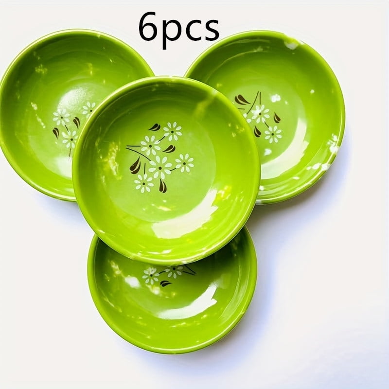 SUGARMOM 6pcs Sauce Plates Reusable Mini Bowls Soy Sauce Dish Bowls ...