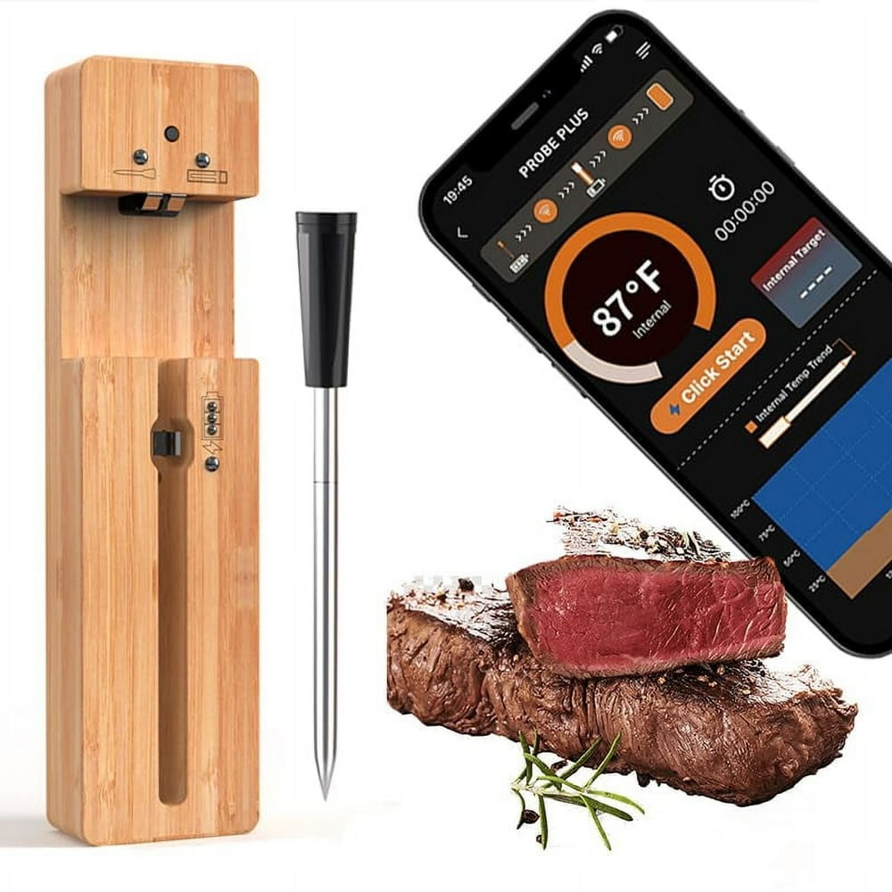 SUGARMOM Bluetooth Meat Thermometer For Grill - Smart APP wireless ...
