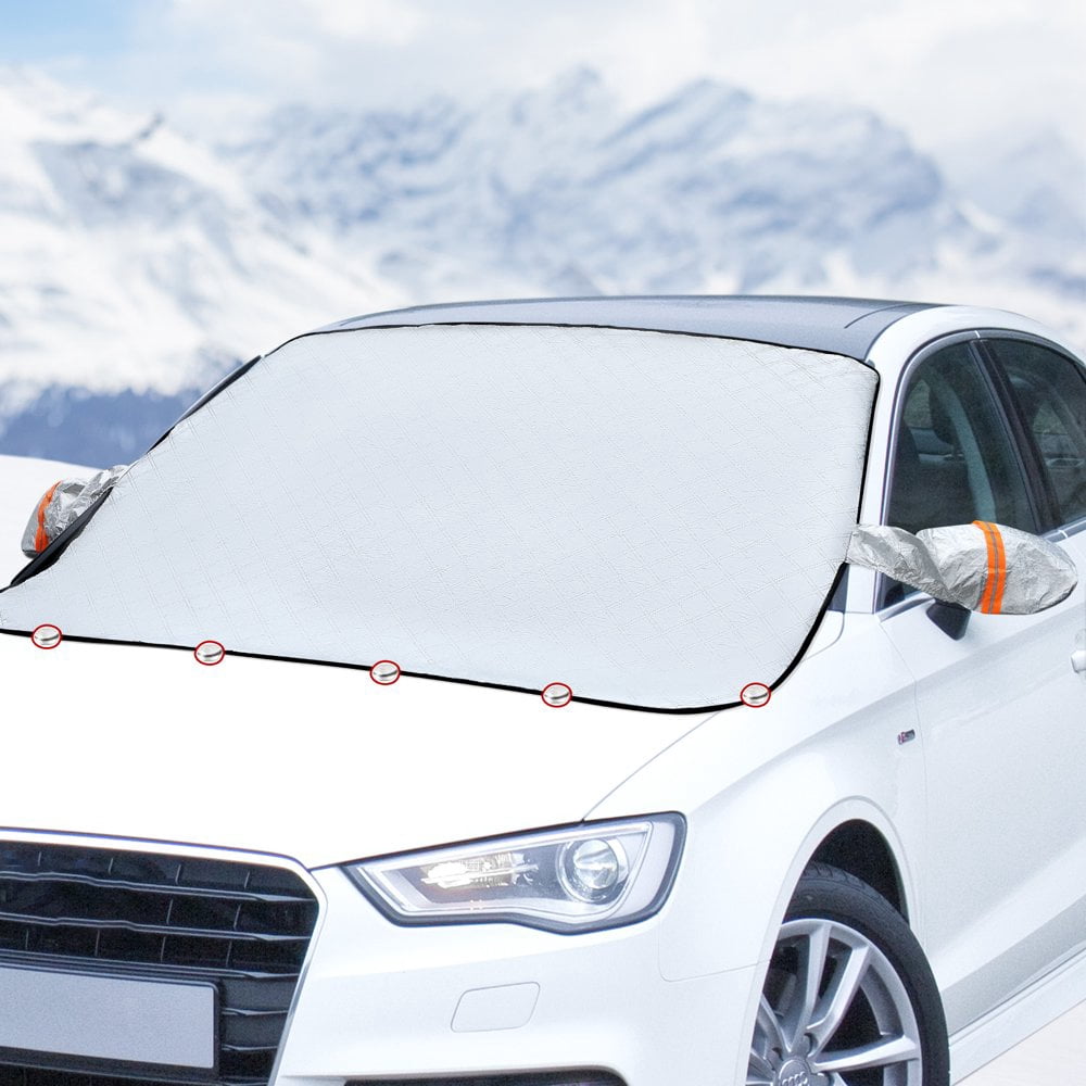 SUGARMOM Car Windshield Snow Ice Cover with Side Mirror Cover Magnetic ...