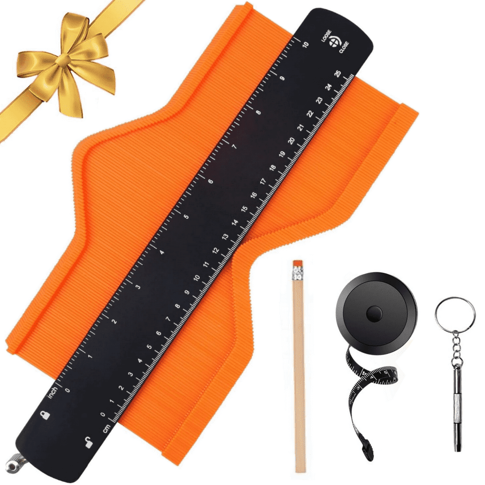 SUGARMOM Contour Gauge Tool with Lock 10 Inch Super Gauge Shape and ...