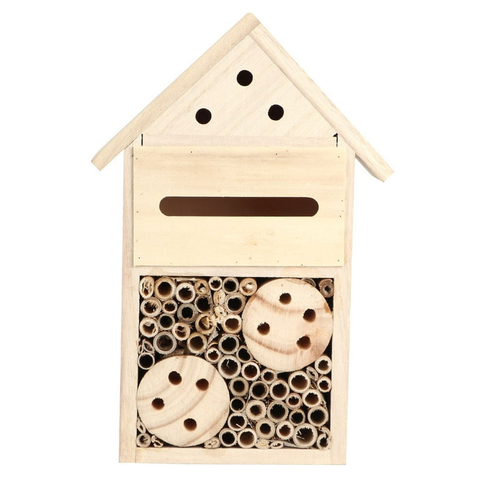 SUGARMOM Insect House Garden Outdoor Wooden Insect Bee House Wood Bug ...