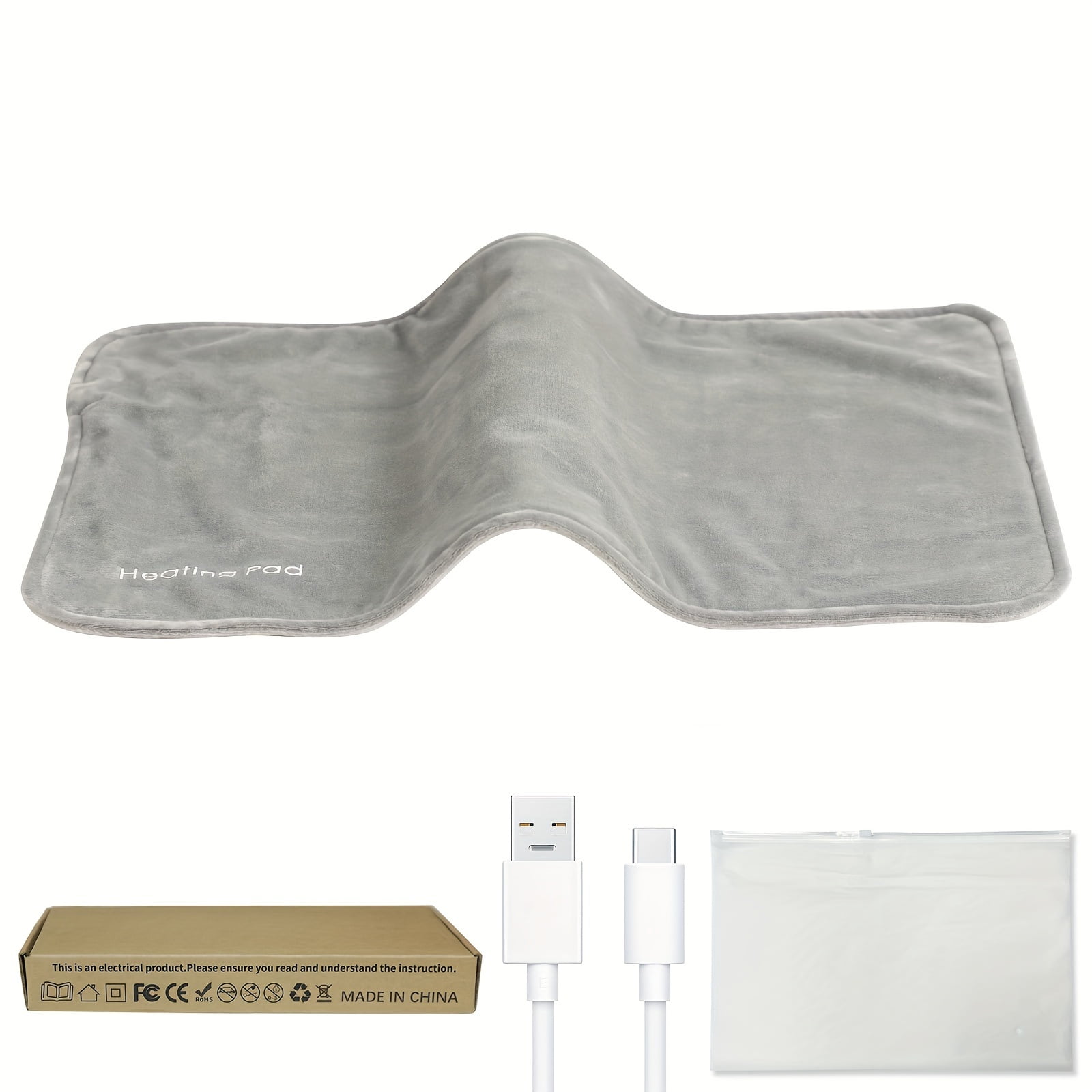 SUGARMOM Portable Graphene Heating Pad with USB - Thermostatic Hot ...