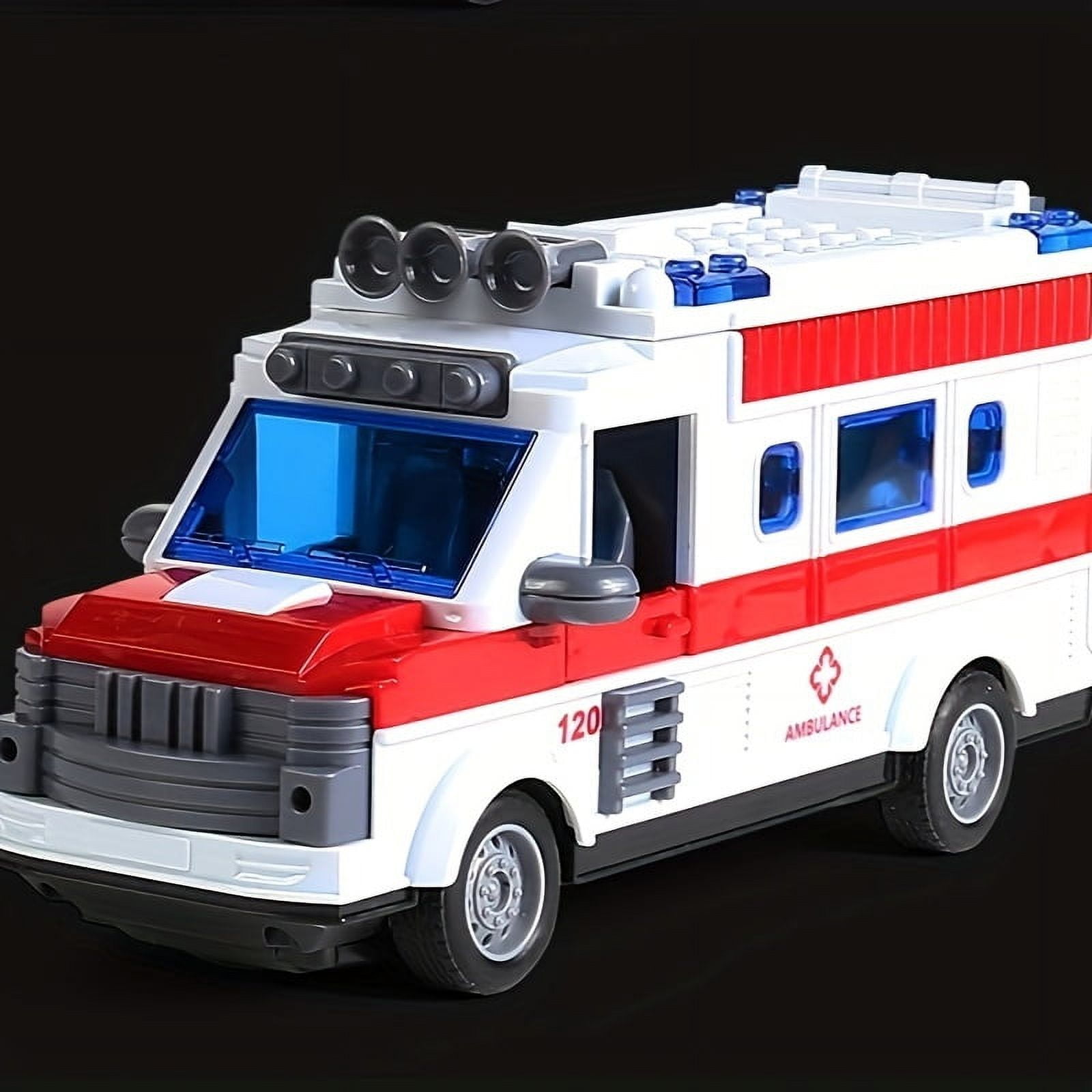 SUGARMOM Remote Control Ambulance RC Play Ambulance Car Toy 4 Channel ...