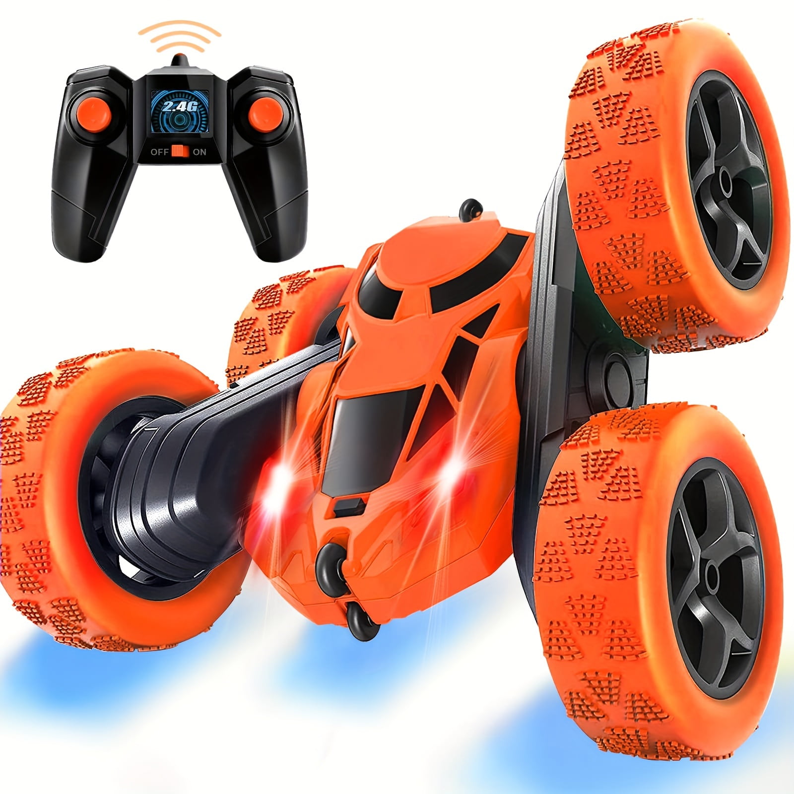 SUGARMOM Remote Control Car Stunt RC Cars 90 Min Playtime 2.4Ghz Double ...