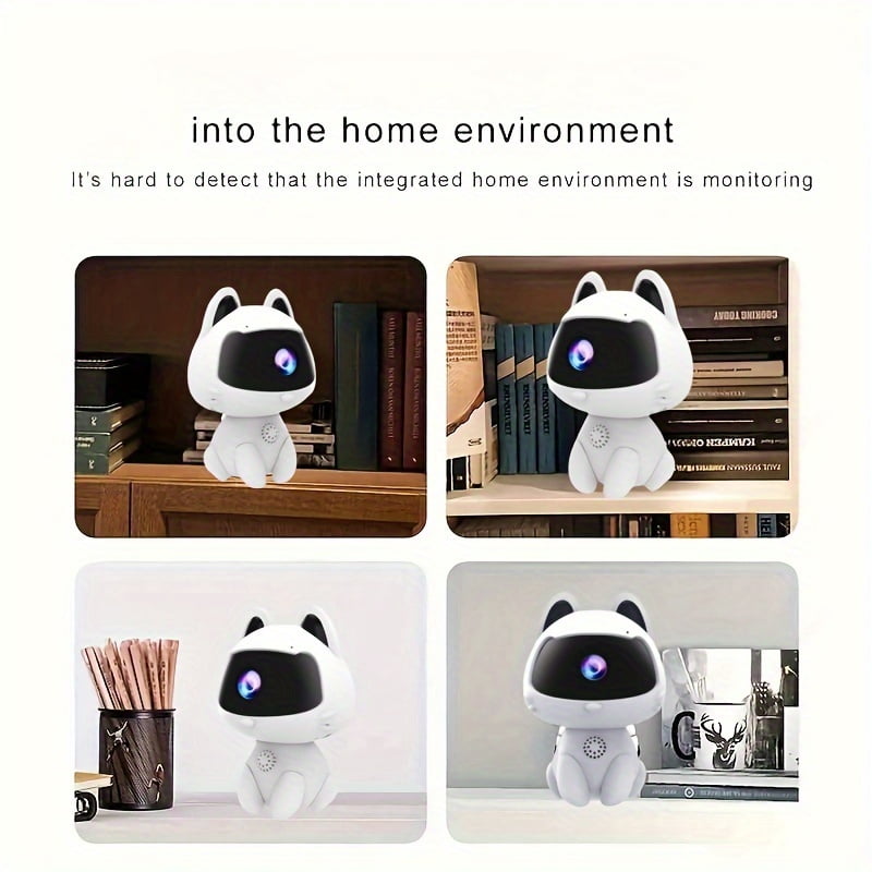 SUGARMOM Safe Remote Night Vision Pet Cat Home Indoor Surveillance ...