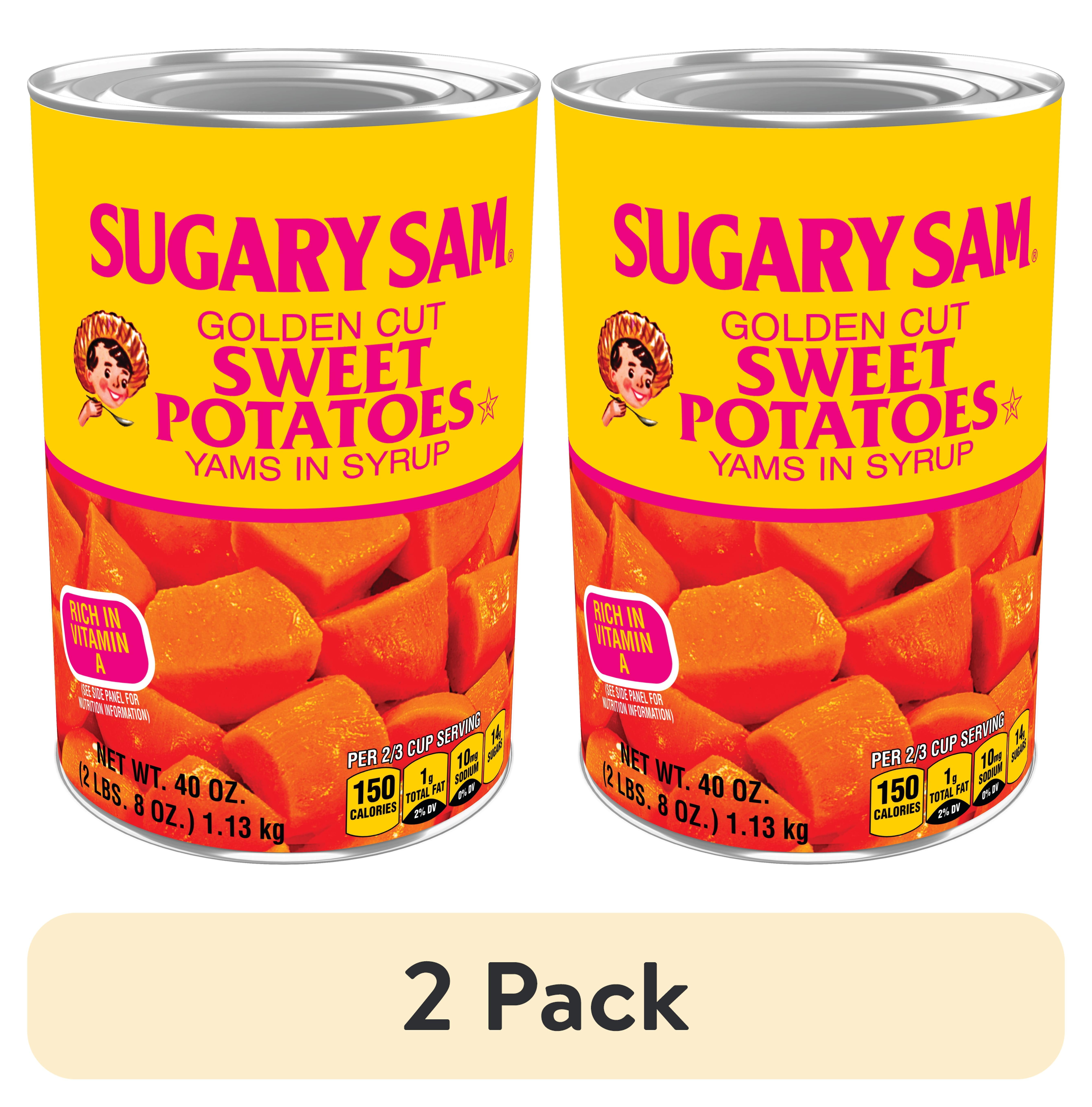 (2 pack) SUGARY SAM CUT YAMS - Walmart.com
