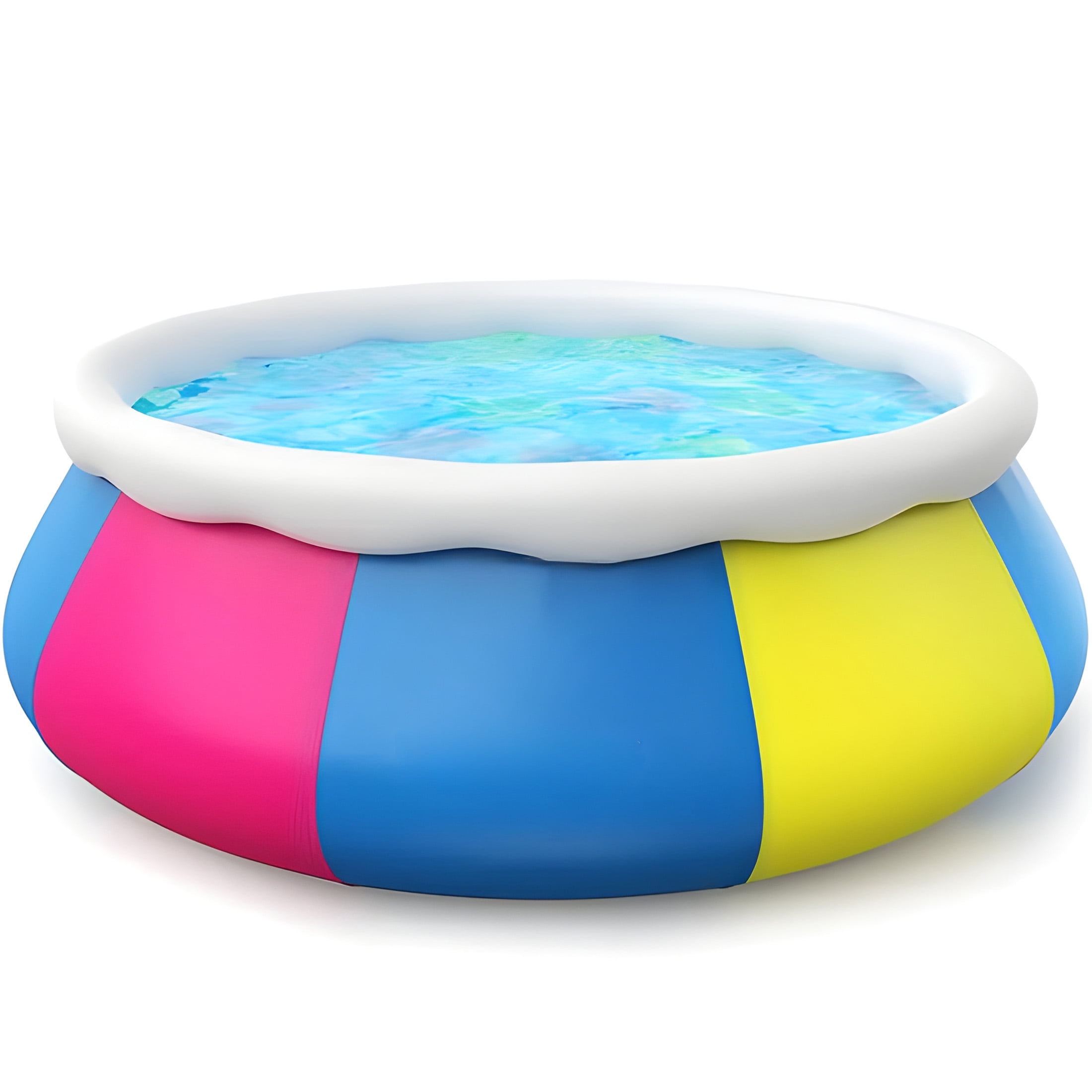 SUGIFT 10ft Inflatable Above Ground Swimming Pool for Kids Adults ...