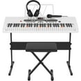 SUGIFT 61 Key Electric Keyboard Piano with Lighted Keys Portable Piano ...
