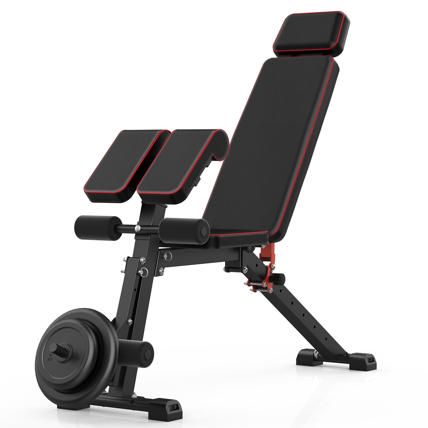 SUGIFT Adjustable Weight Bench, Workout Bench Press for Home Gym ...