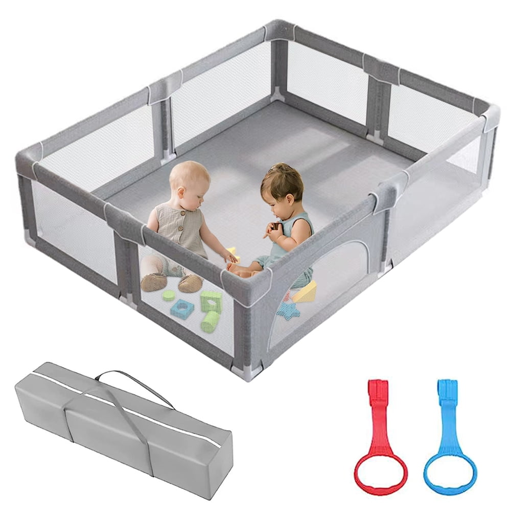"SUGIFT Portable Baby Playpen Large Play Yard Fence for Toddlers with ...