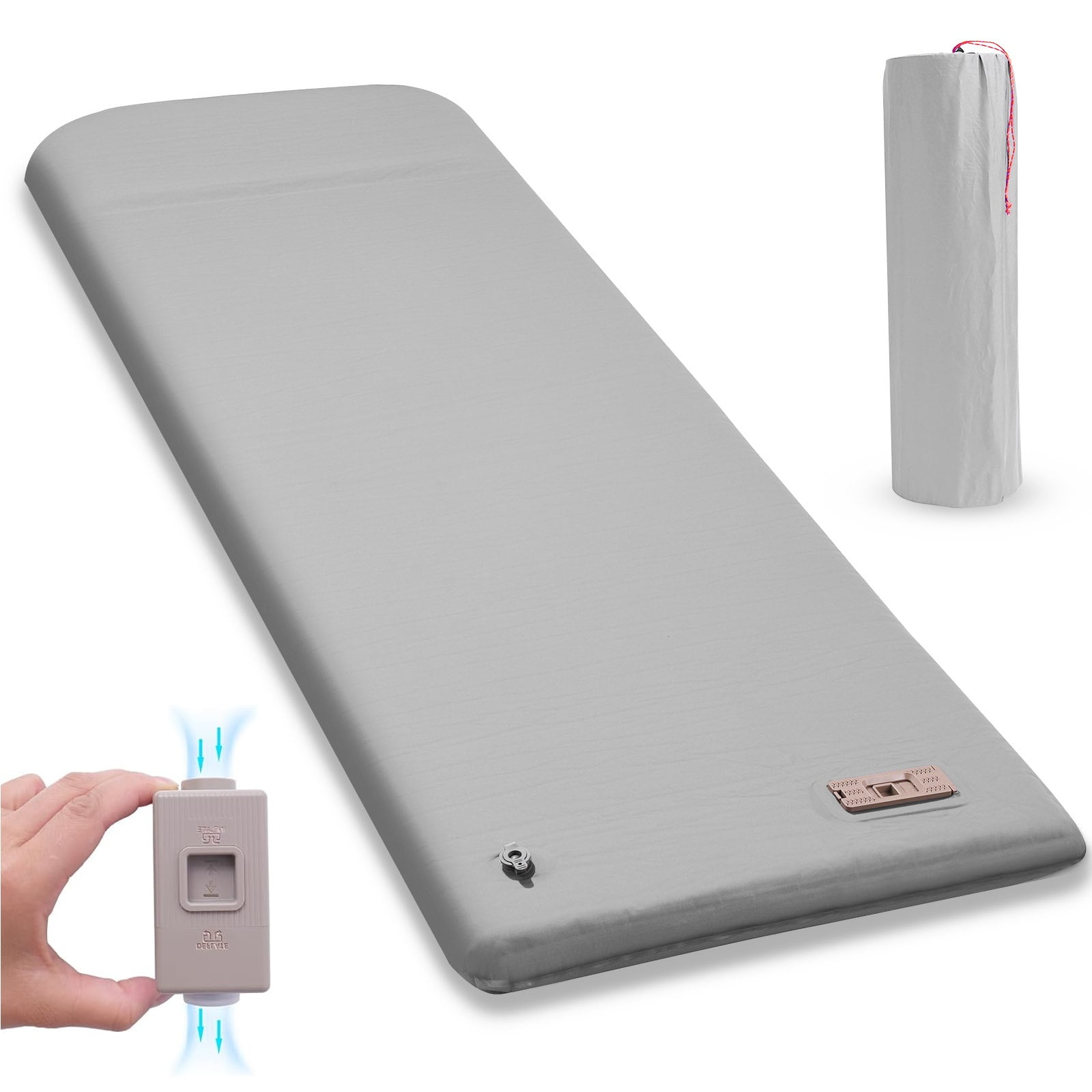 Fenbeli Self Inflating Sleeping Pad, 3.2'' Thick Memory Foam Camping ...