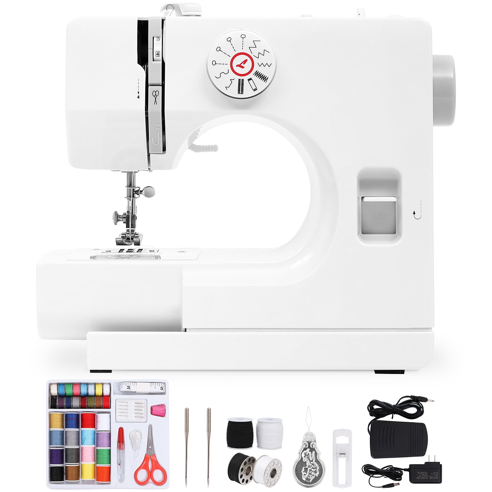 SUGIFT Portable Sewing Machine for Beginners and Adults, Easy Use, 12 ...