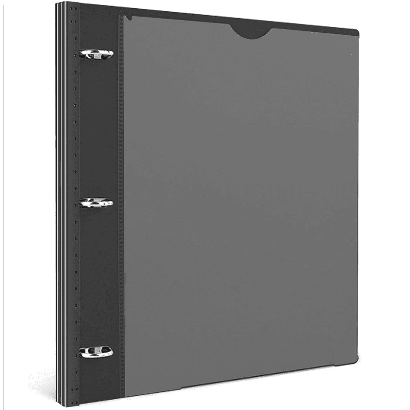 SUIN 1 Inch Binders with Customizable Front Cover and Clear Pocket 4 ...