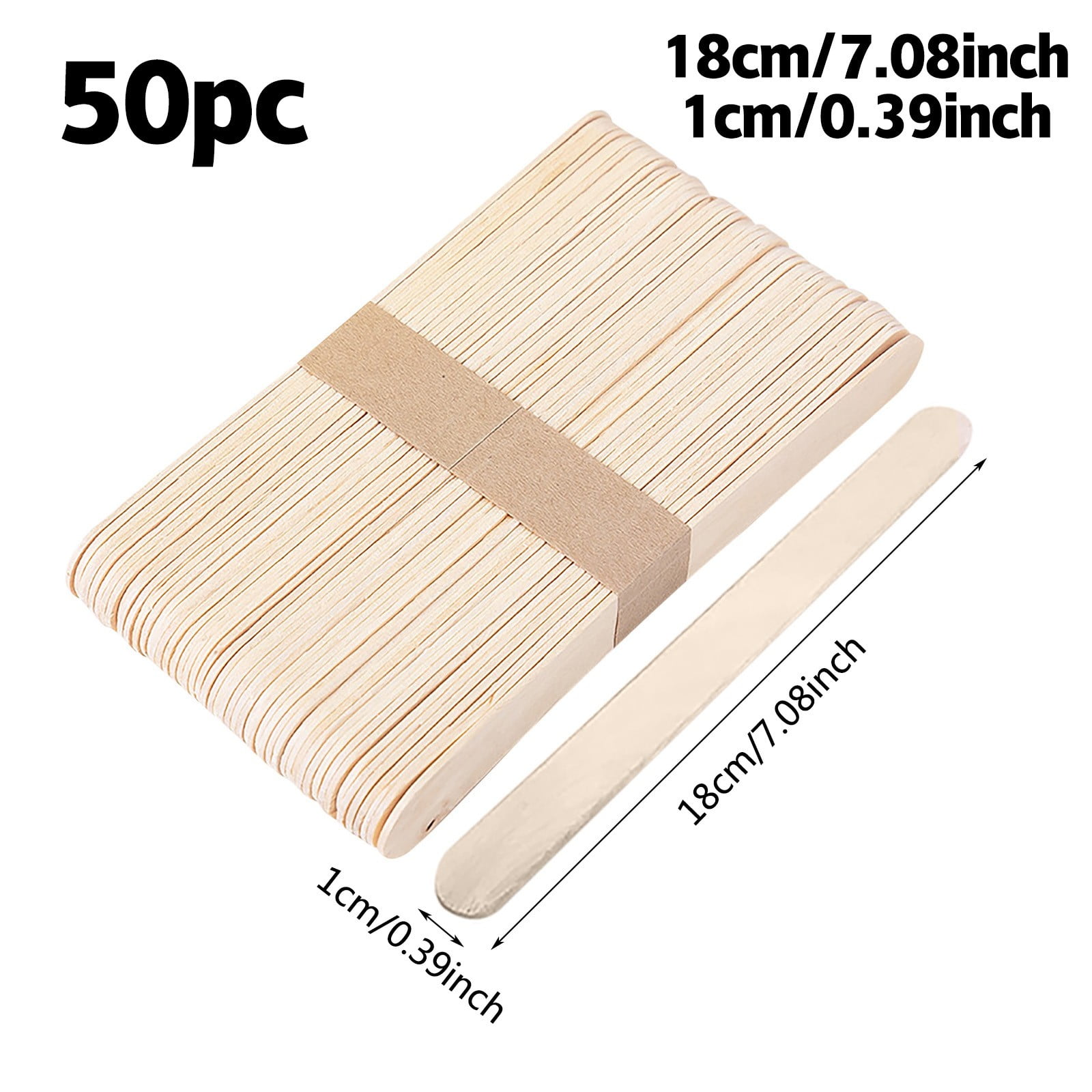 SUJITO Wood Sticks For Crafting,Unfinished Natural Hardwood Sticks ...