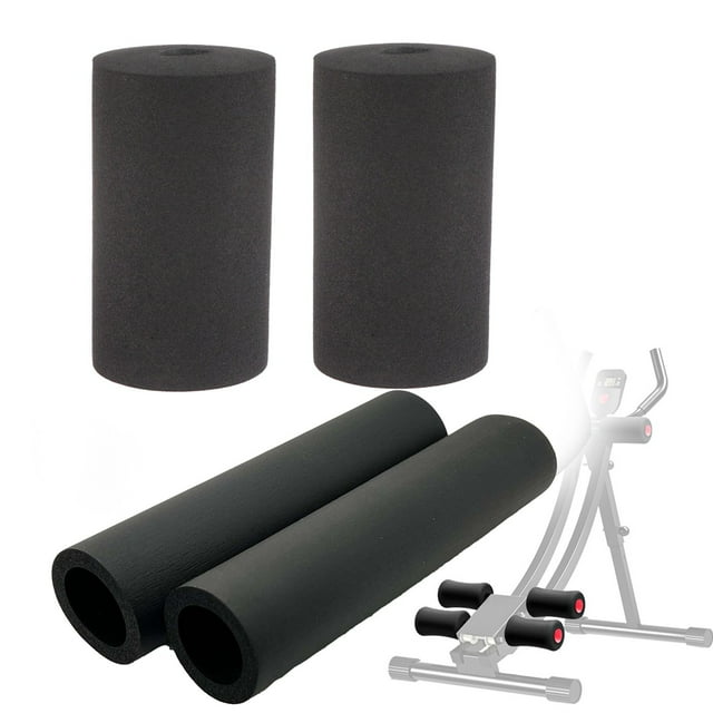 SUKIY 2PCS Foot Foam Pads Rollers Replacement for Leg Extension for ...