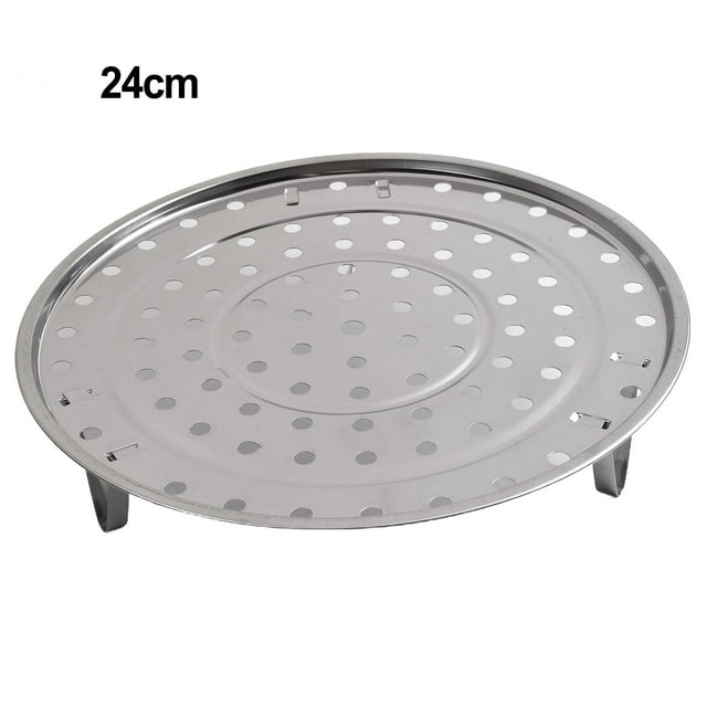 SUKIY Stainless Steel Steamer Tray Rack Plate Steam Cooking 3 Stands ...