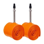 NOBRAND 700X35C/38C/40C/43C Bike Inner Tube, Schrader Valve 48mm, 2-Pack, Durable Rubber ...