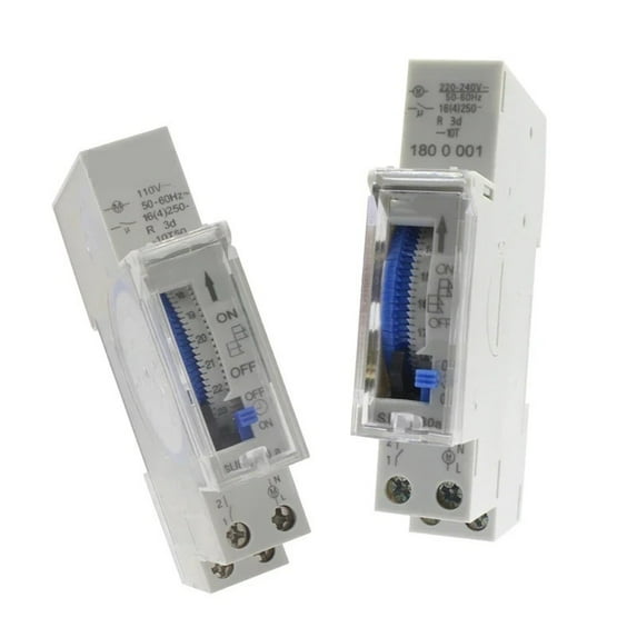 SUL180A Timer Switch 24 Hours Relay Analogues Electrical Programmable Timer 220V 16A Battery Din ...