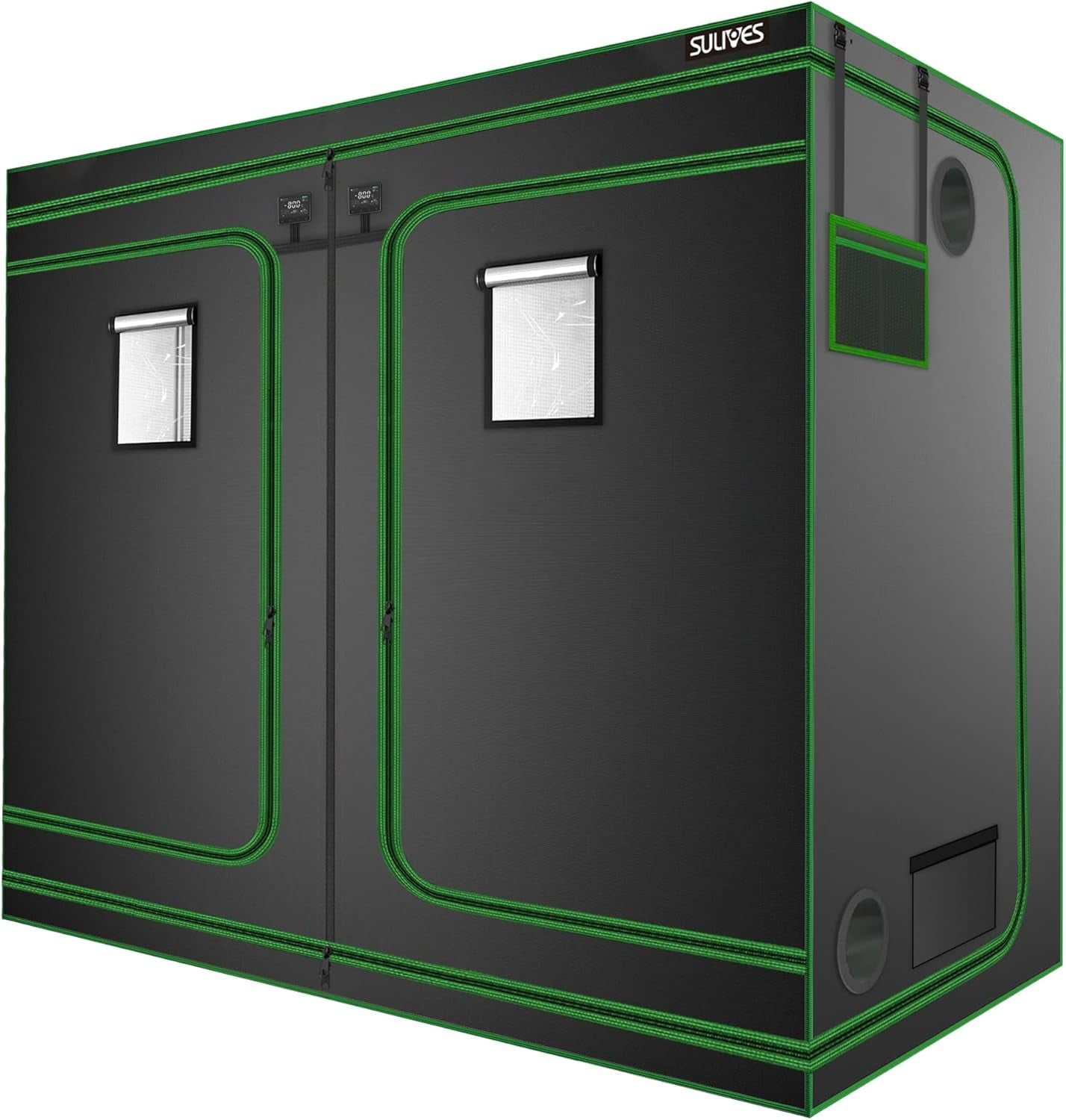 SULIVES Grow Tent, 96"x48"x80" Indoor Hydroponic Water-Resistant System ...