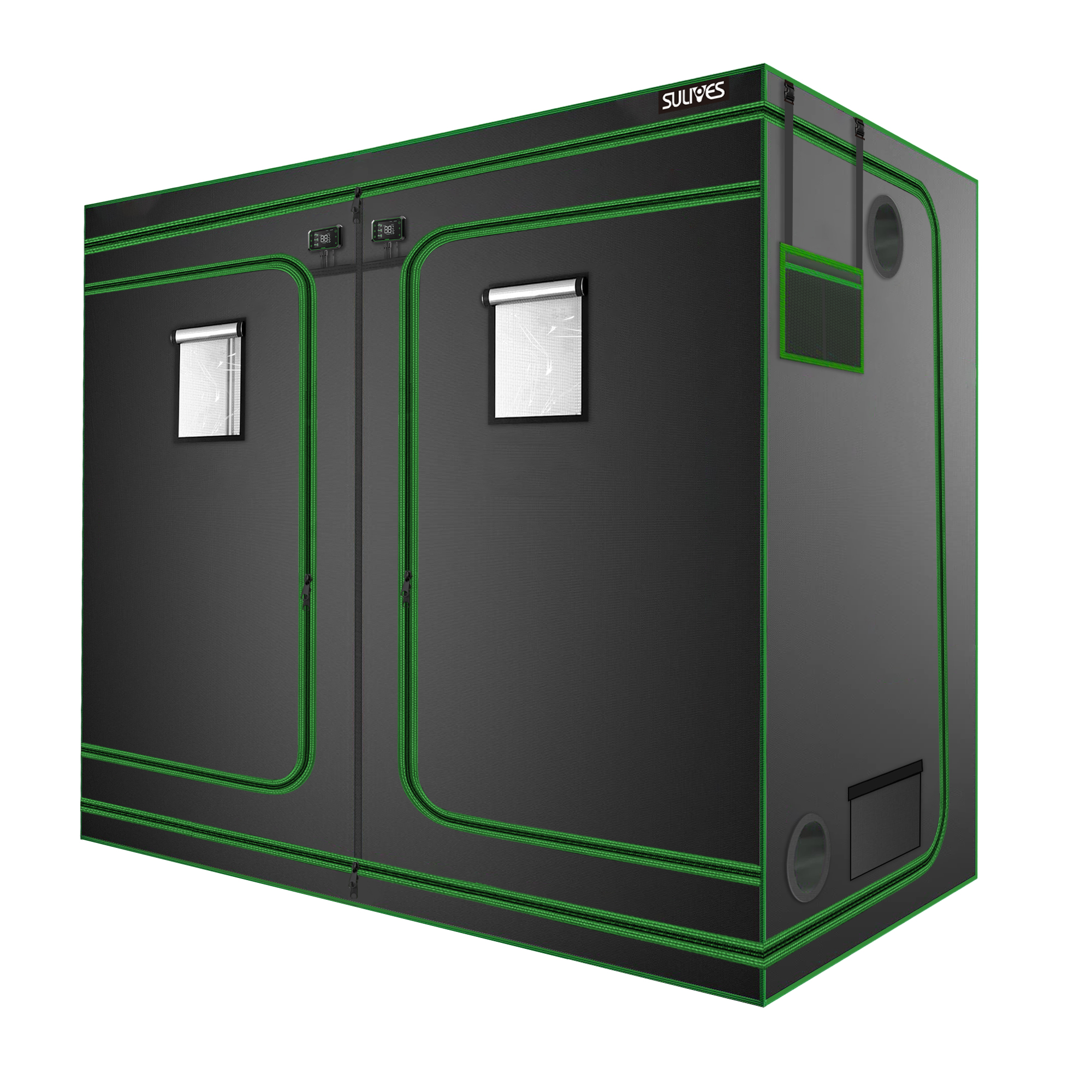 VIVOSUN S538 5x2 Grow Tent, 60"x32"x80" High Reflective Mylar with ...