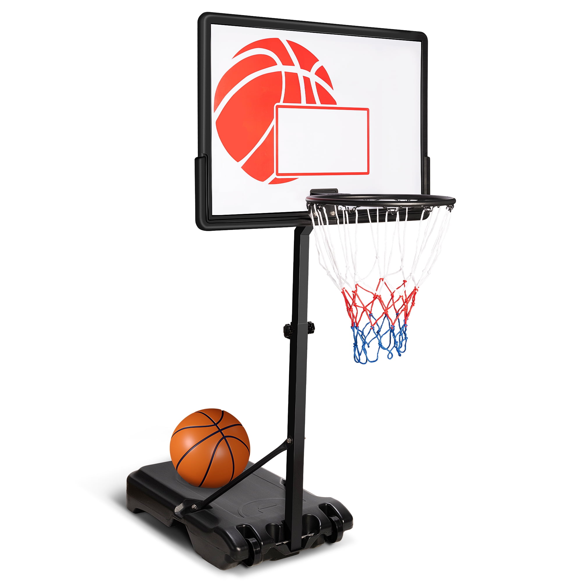 SULIVES Swimming Pool Basketball Hoop - 45"-54" Adjustable Height ...