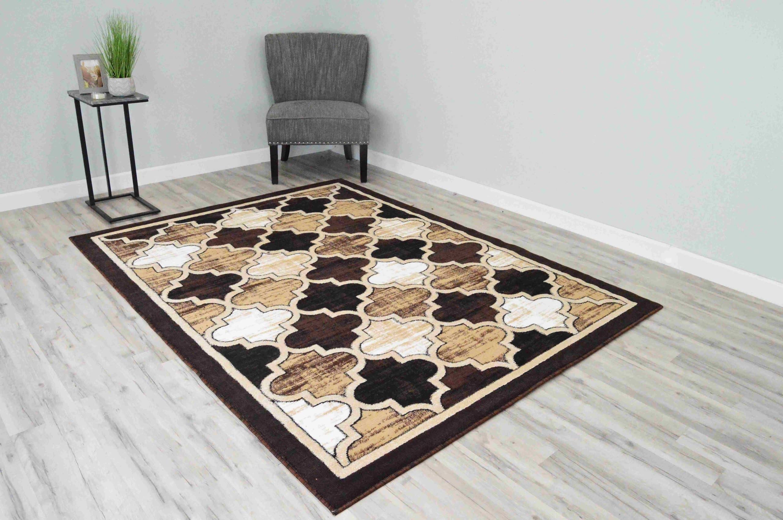 Sultan Rug DESIGN 3024 - 2'6"x3'9", Brown - Walmart.com