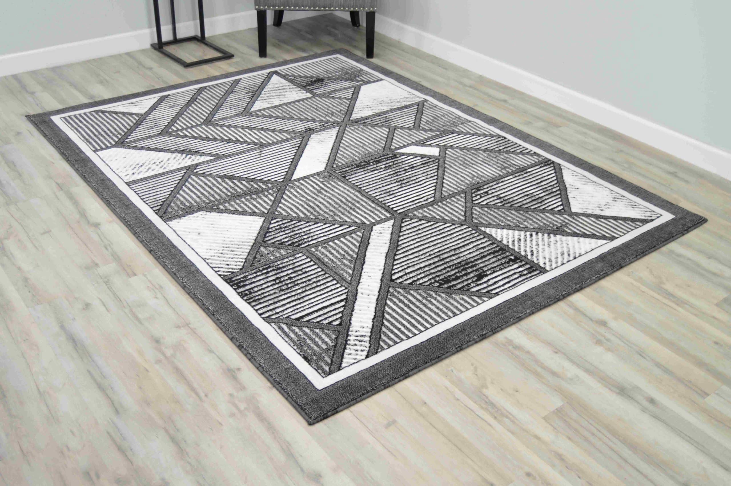 Sultan Rug DESIGN 410 - 7'8"x10'8", Grey - Walmart.com