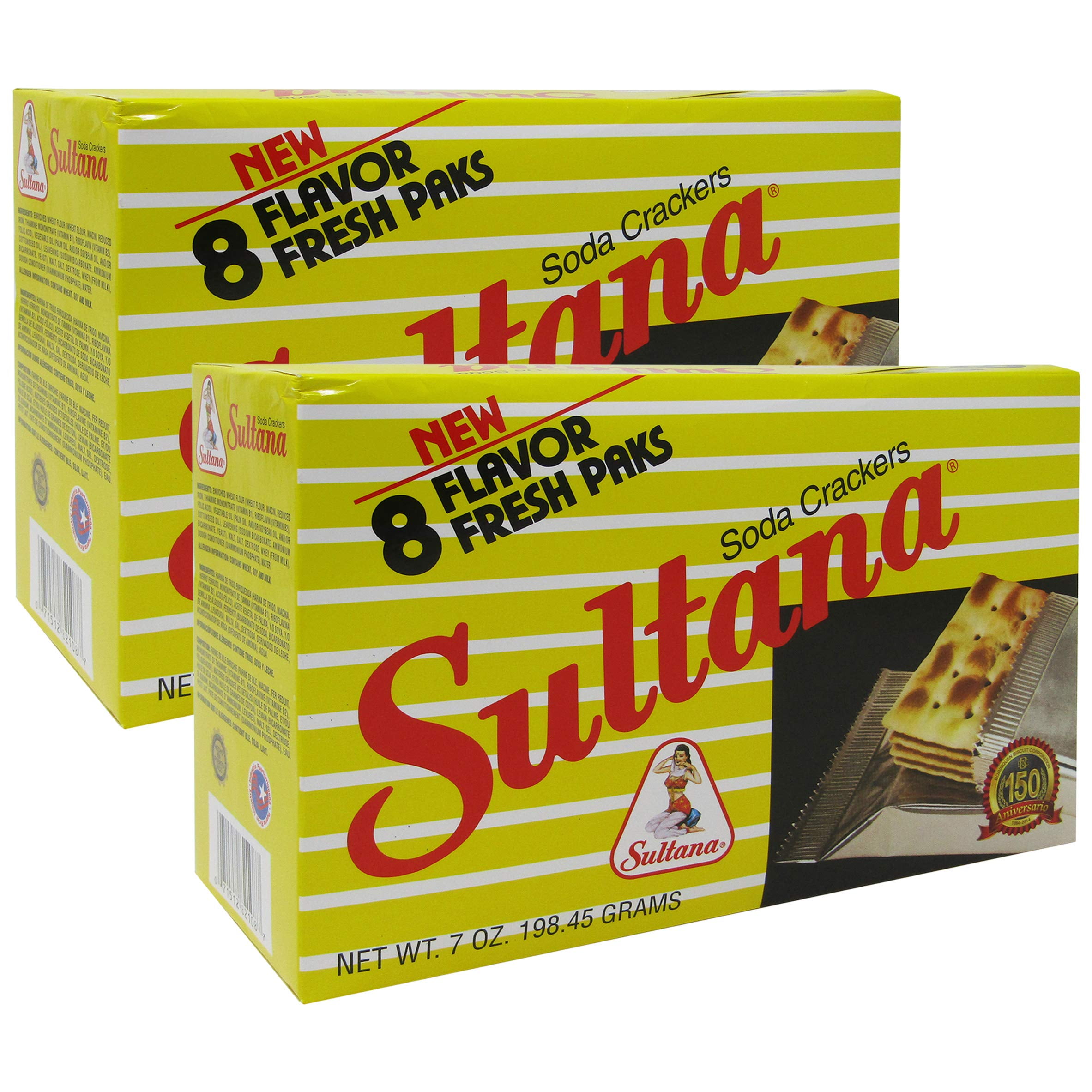 SULTANA - Puerto Rico's Famous Soda Crackers by Royal Borinquen - 7 oz ...