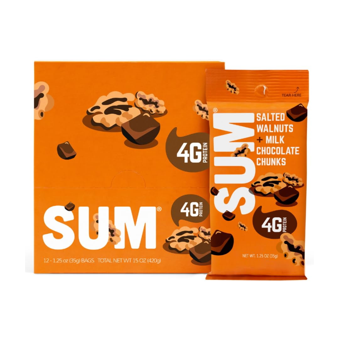 SUM Salted Walnuts with RRF12 Milk Chocolate Chunks Mix - Chocolate ...