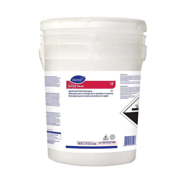 SUMA Nova L6 Dishwasher Detergent Liquid 957252100 - Walmart Business ...