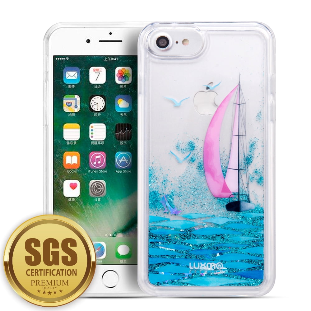 SUMACLIFE Sparkling Waterfall "Sail Boat" Protective Phone Case for ...