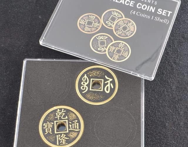 SUMAG Super Chinese Coin Set (Qianlong, Morgan Size) Magic Tricks Coin ...