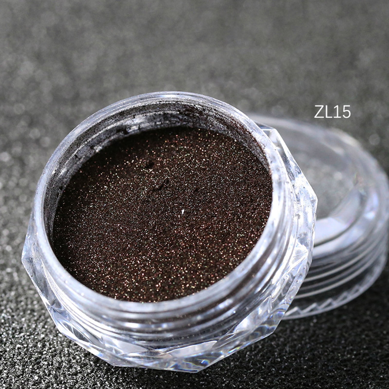 SUMDUINO Nail Powder, Chrome Nail Powder, Coffee Brown Mirror Glitter ...