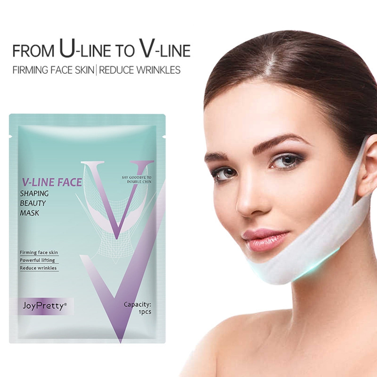 SUMDUINO Women Face-lift Face Mask Slimming V Shape Facial Sheet Skin ...