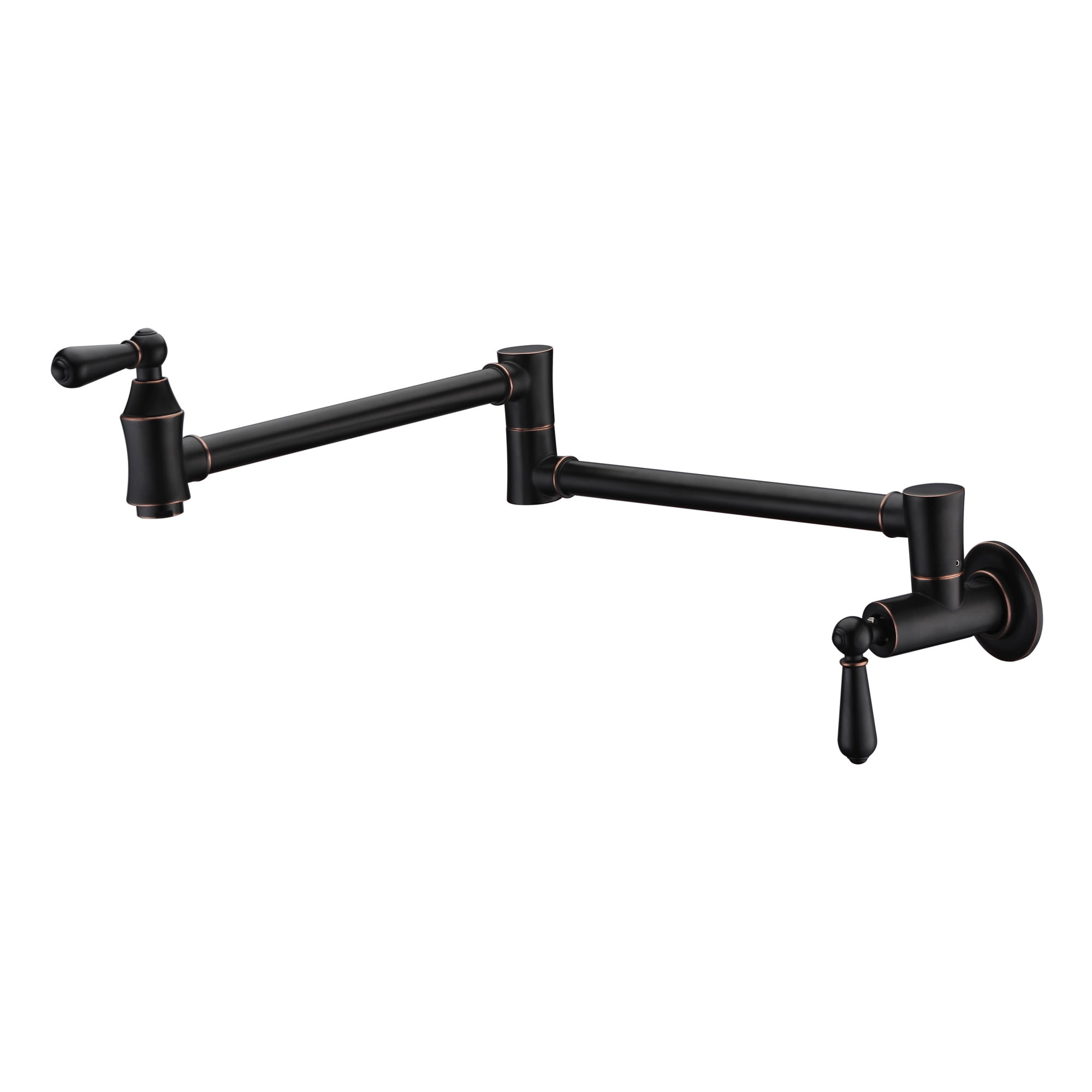 SUMERAIN Pot Filler Faucet Wall Mount Folding Kitchen Sink Faucet Oil ...